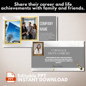 Retirement PPT Slideshow, Retirement Party Celebration, Retirement ...