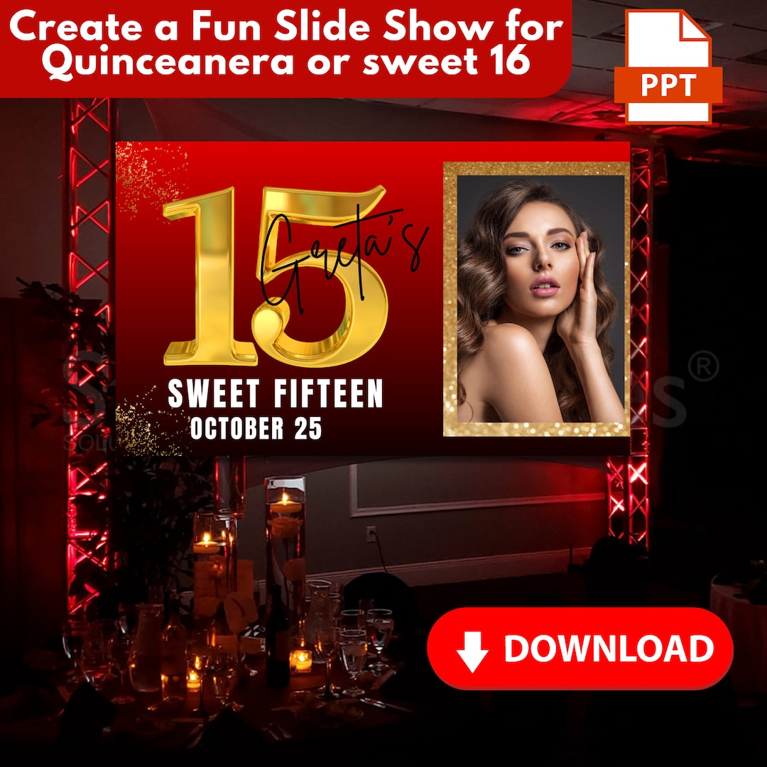 Quinceañera Slideshow, Sweet Sixteen Slideshow, Share Memories ...