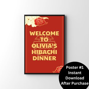 Hibachi Invitation, Hibachi Birthday, Japanese Restaurant Party ...