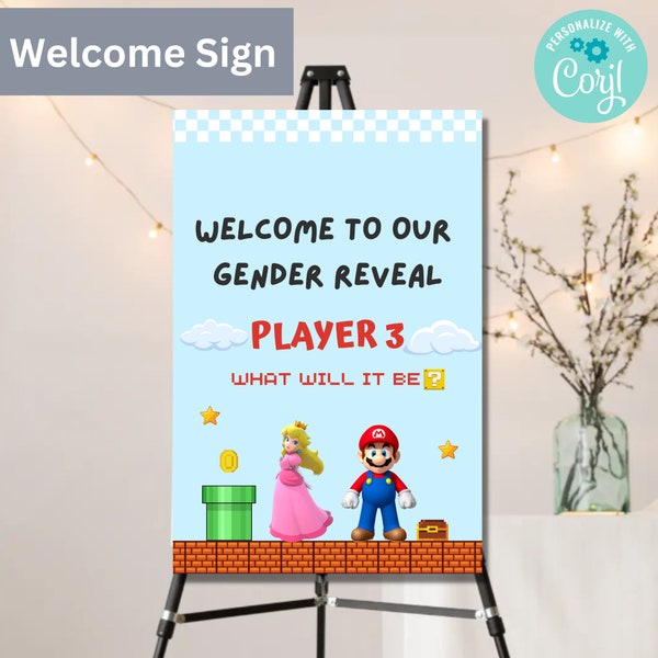 Mario and Luigi Welcome - Etsy