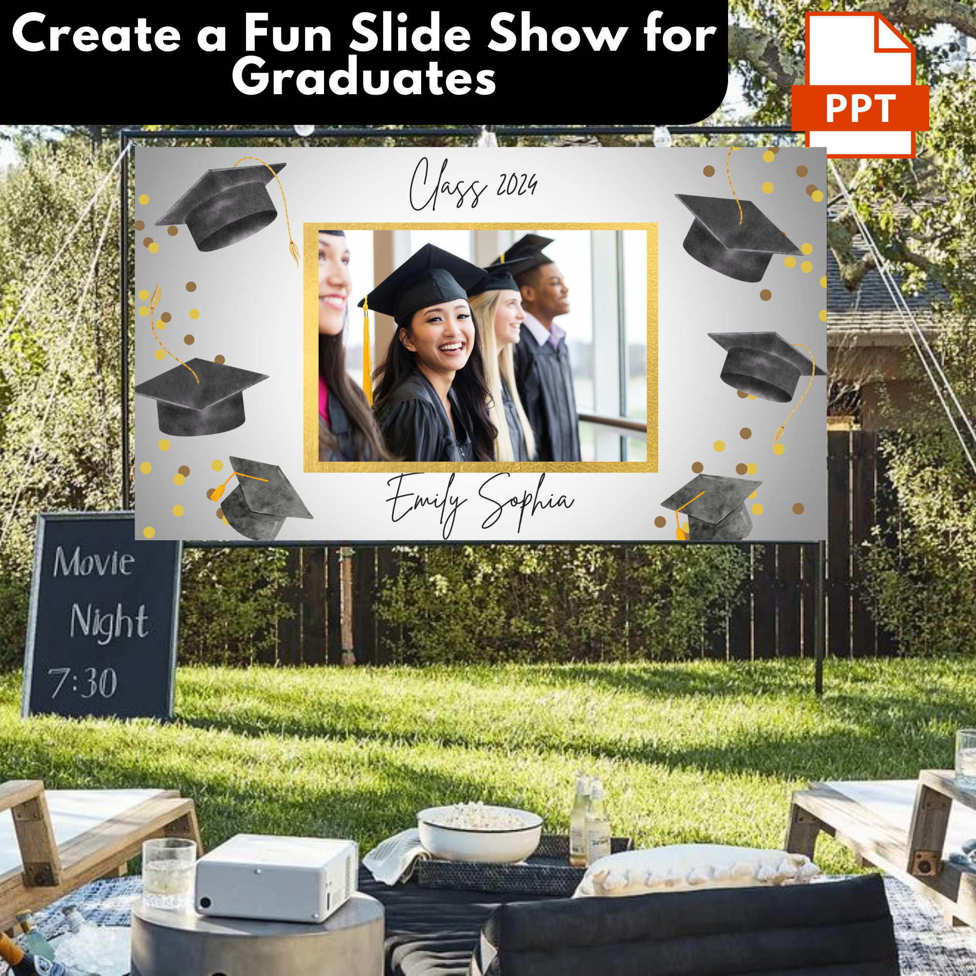 Graduation PPT, Graduation Slideshow, Graduation Party Celebration ...