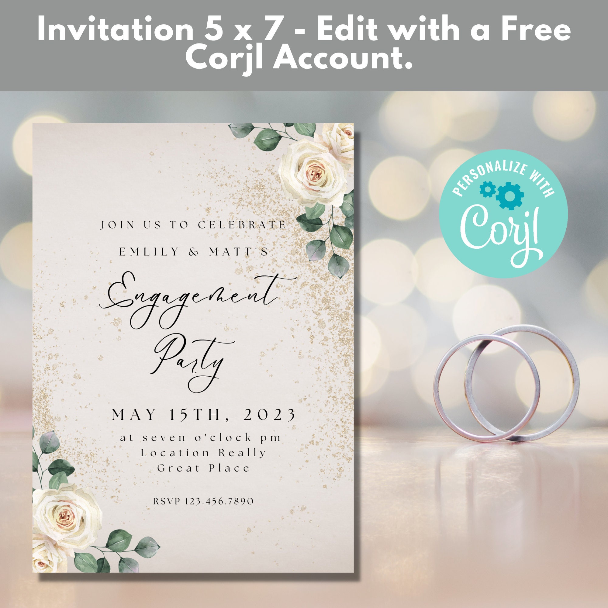 Engagement Powerpoint Engagement Slideshow Editable PPT - Etsy