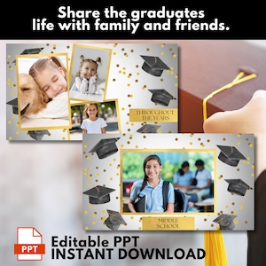 Graduation PPT, Graduation Slideshow, Graduation Party Celebration ...