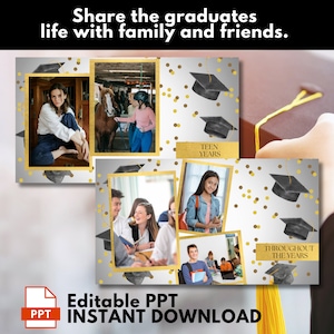Graduation PPT, Graduation Slideshow, Graduation Party Celebration ...