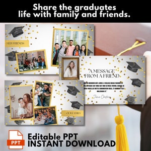 Graduation PPT, Graduation Slideshow, Graduation Party Celebration ...