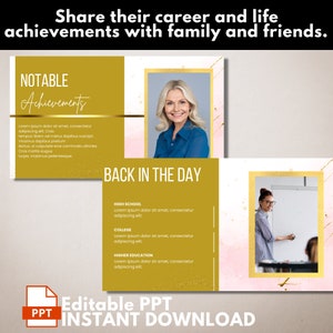 Retirement Slideshow PPT, All Text Editable, PPT, Retirement ...