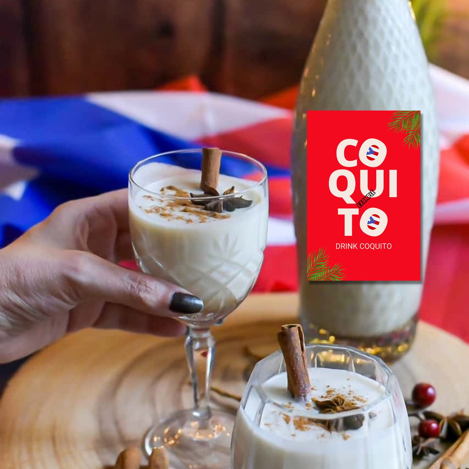 Coquito Labels, Holiday Gifts, Homemade Coquito Gifts, Coquito Drink ...