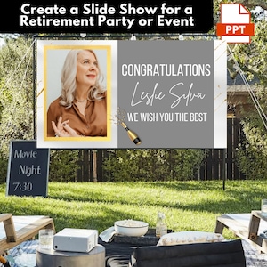 Retirement PPT Slideshow, Retirement Party Celebration, Retirement ...