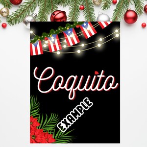 Coquito Labels, Holiday Gifts, Homemade Coquito Gifts, Coquito Drink ...