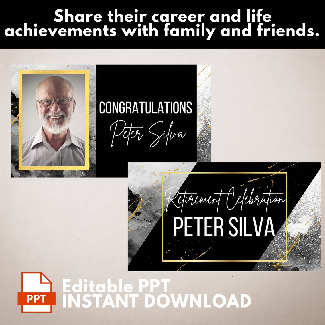 Retirement Powerpoint Template Retirement PPT Retirement - Etsy
