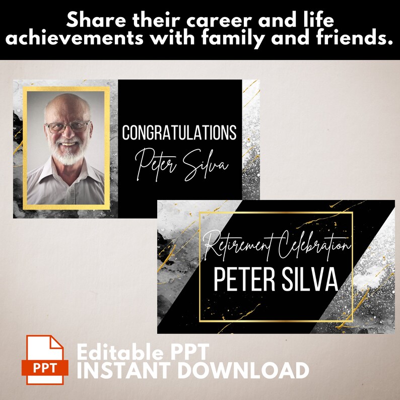 Retirement Powerpoint Template, Retirement PPT, Retirement Slideshow ...