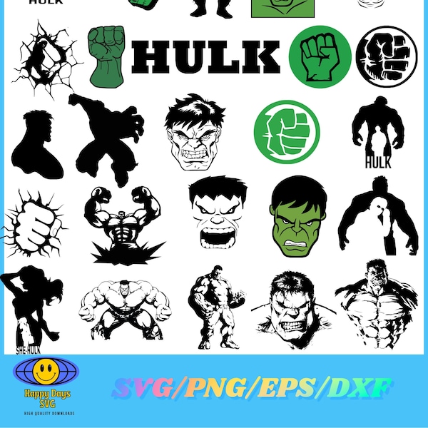Hulk Svg - Etsy