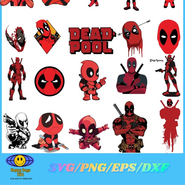 Deadpool Svg - Etsy