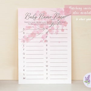 Baby Shower Game Printable Baby Shower Game Pink Baby Shower Game Baby ...