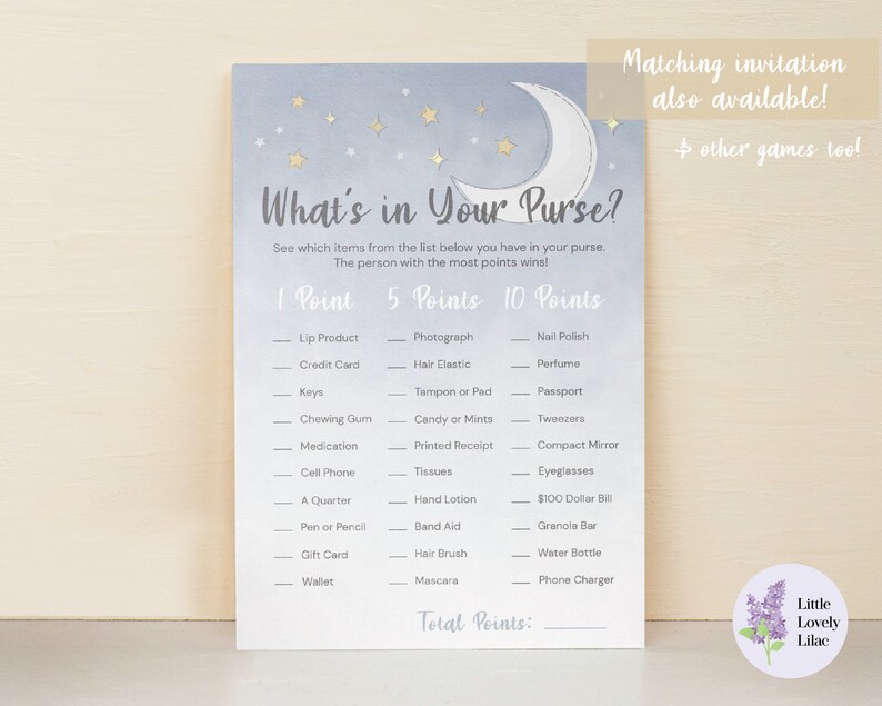 Baby Shower Game Printable Baby Shower Game Blue Baby Shower Game Baby ...