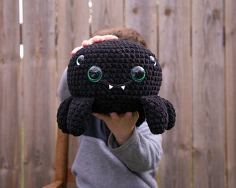 Black Crochet Spider - Etsy