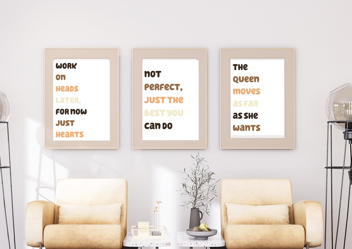 Printable Bluey Themed Portrait X 3 Chili Quotes Printable PNG - Etsy