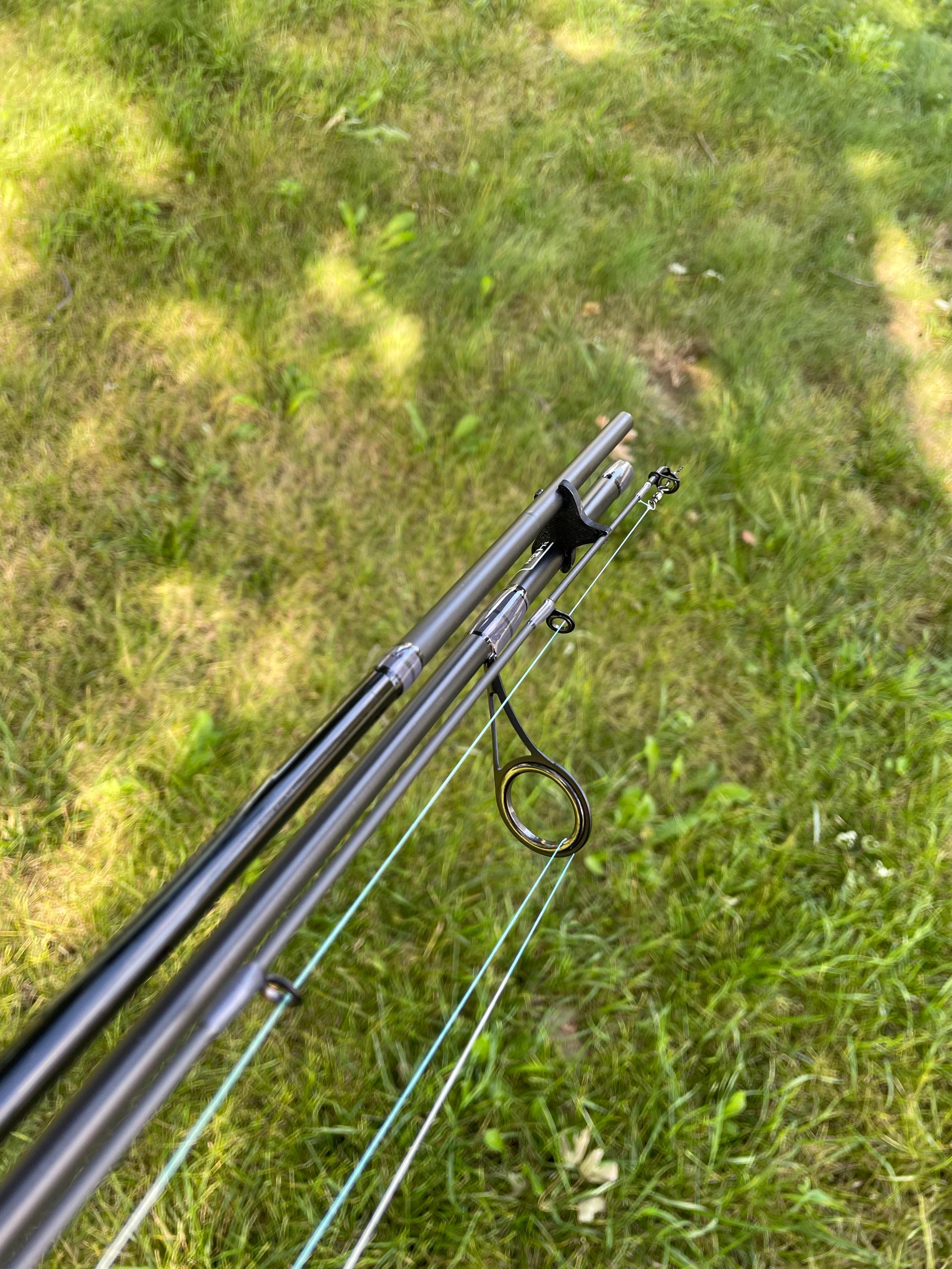 Custom Compact 3d-printed Fishing Rod Clips for Collapsible 2-piece and ...