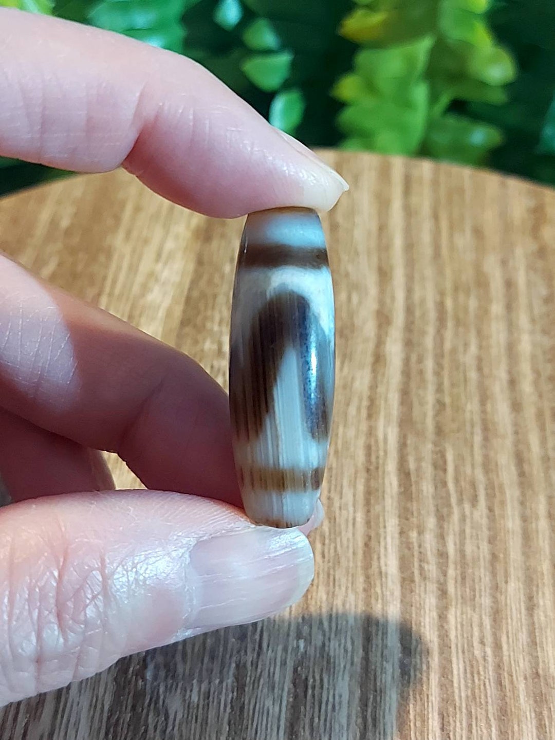 Special Pattern Tiger Teeth Tibetan Old Agate DZI Bead (37mm X 13mm) - Etsy