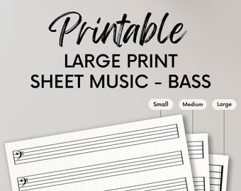 Large Manuscript Paper - Etsy