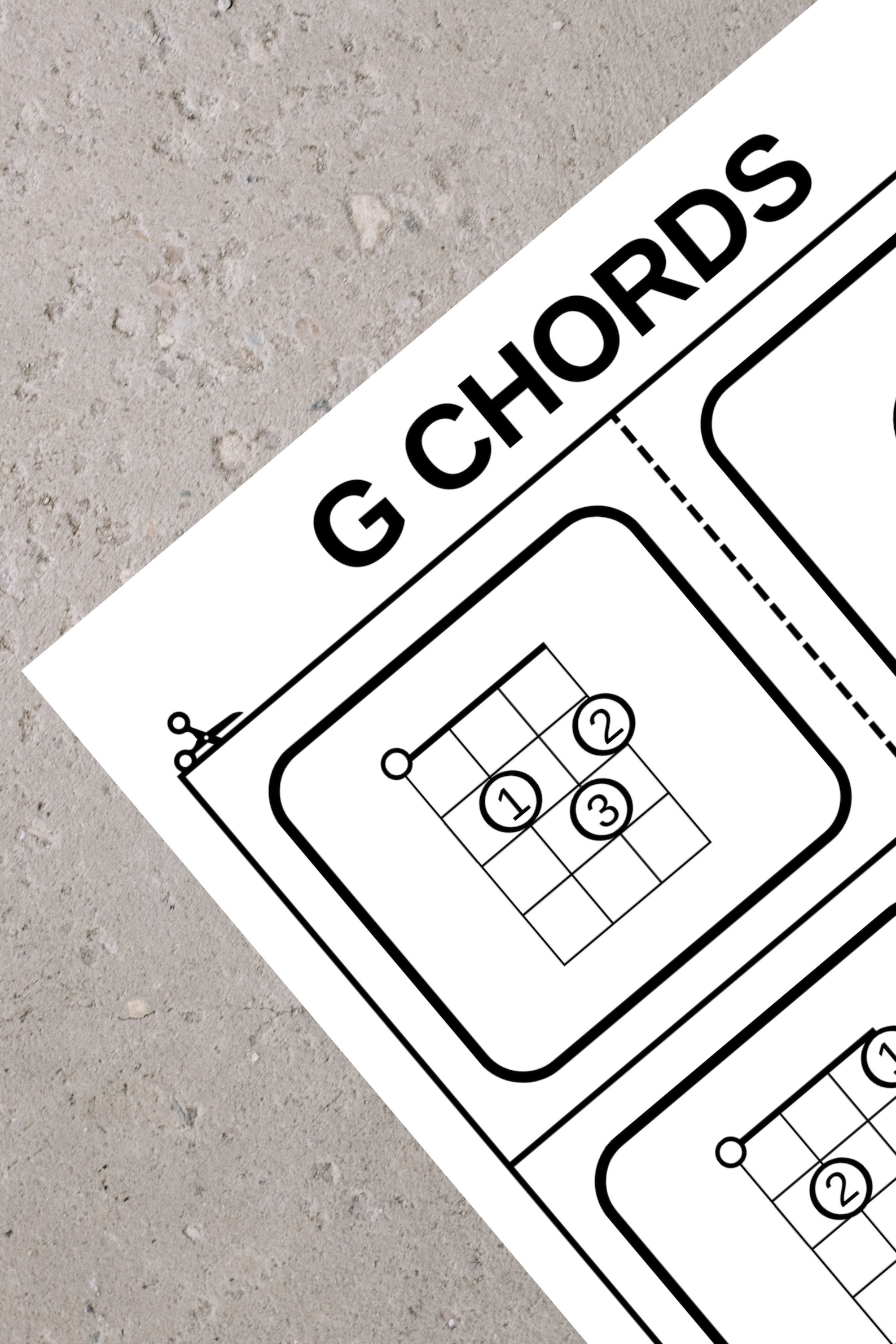 Ukulele Chord Flash Cards for Beginners With Bonus Chord Sheet ...