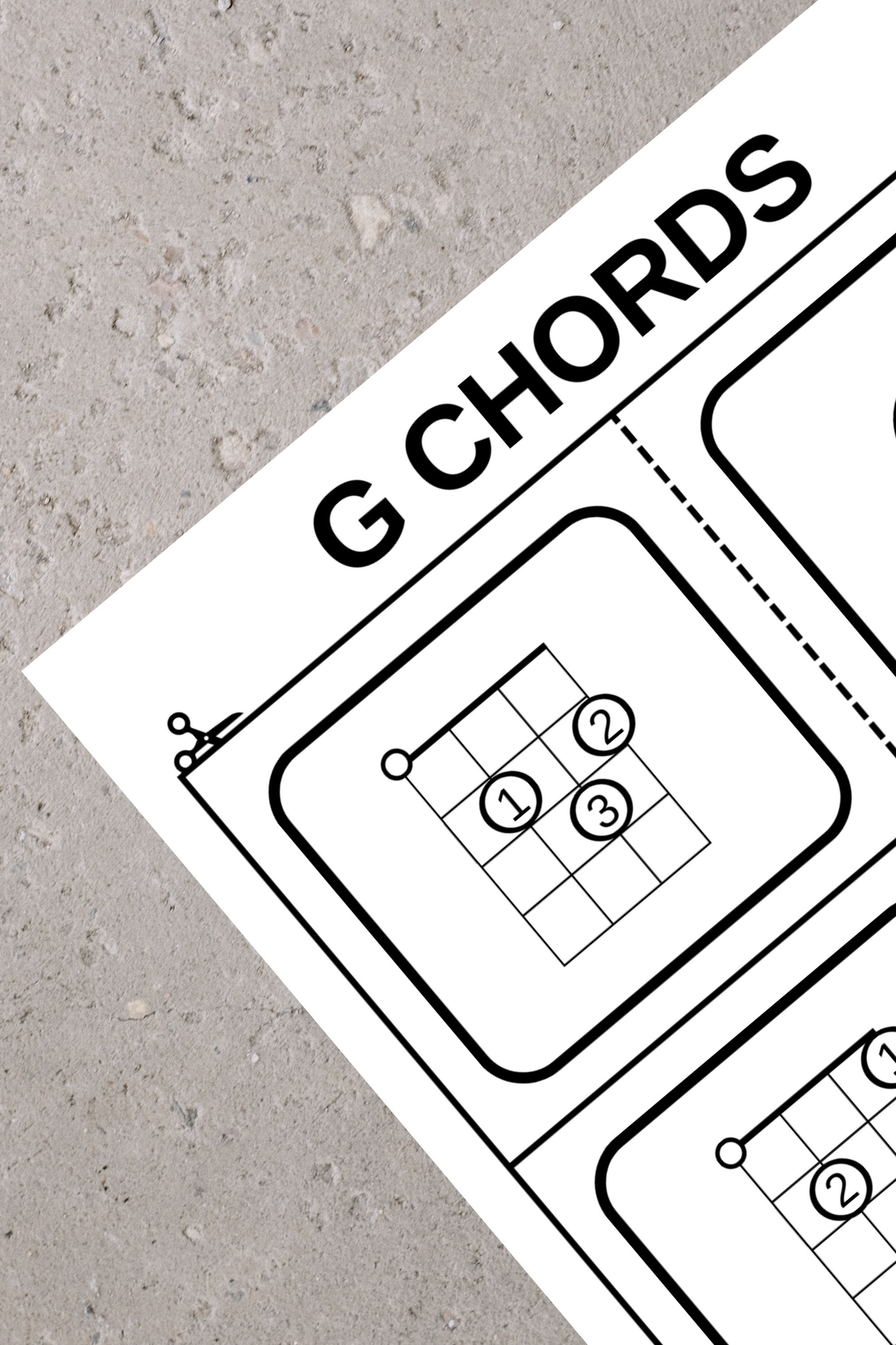 Ukulele Chord Flash Cards for Beginners With Bonus Chord Sheet ...