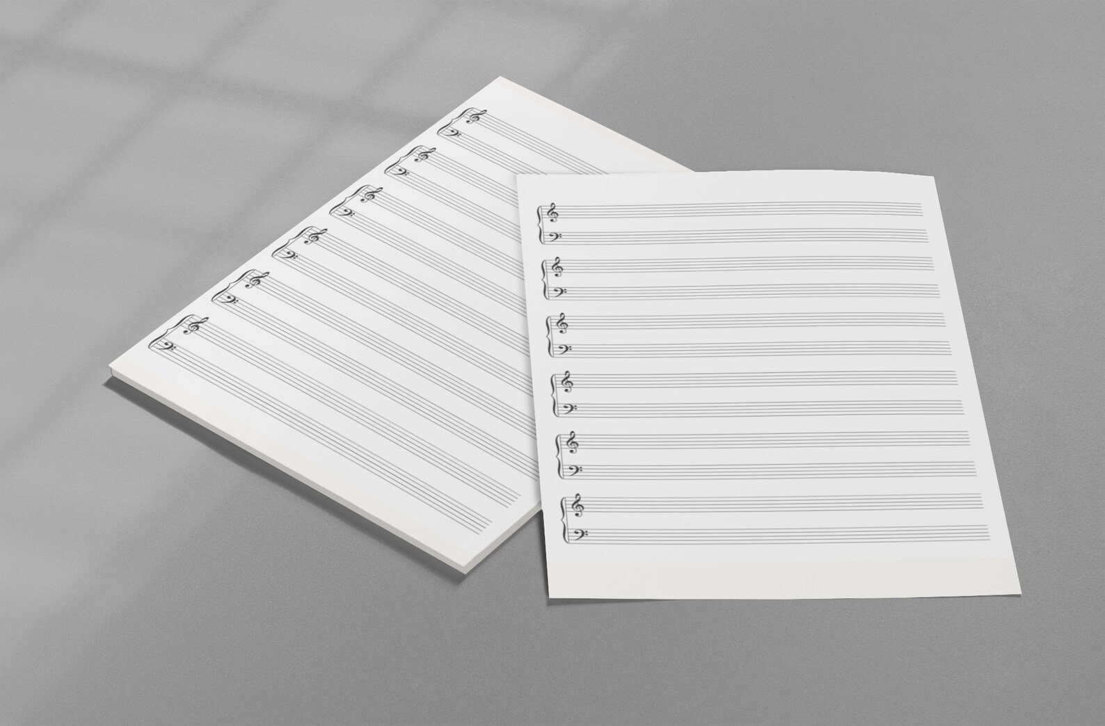 Blank Sheet Music Printable Manuscript Paper Printable Blank Music ...
