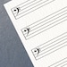Printable Large Print Blank Sheet Music Bass Clef Manuscript Paper ...
