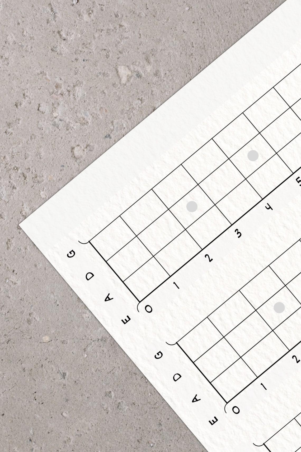 Printable Bass Guitar Fretboard Chart: 3 Designs (PDF Download) - Etsy ...