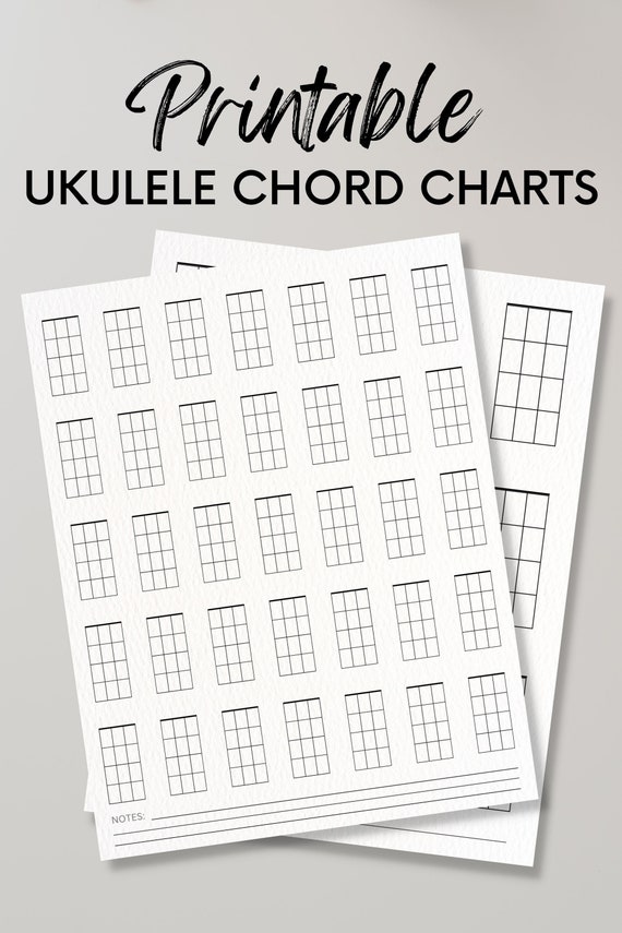 Printable Ukulele Chord Chart