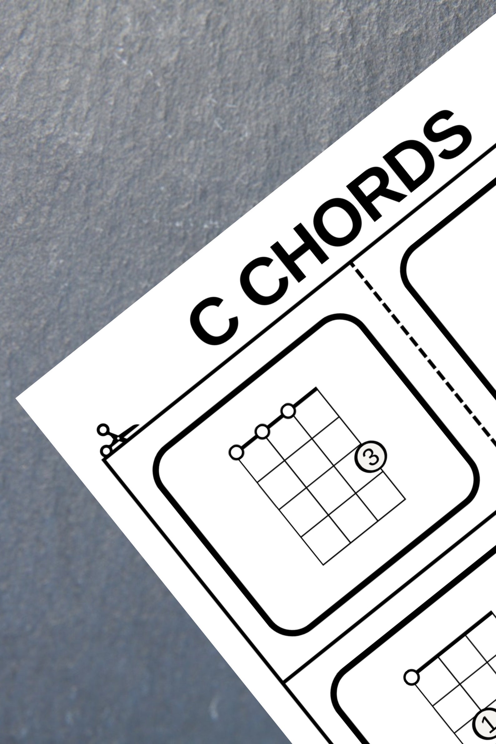 Ukulele Chord Flash Cards for Beginners With Bonus Chord Sheet ...