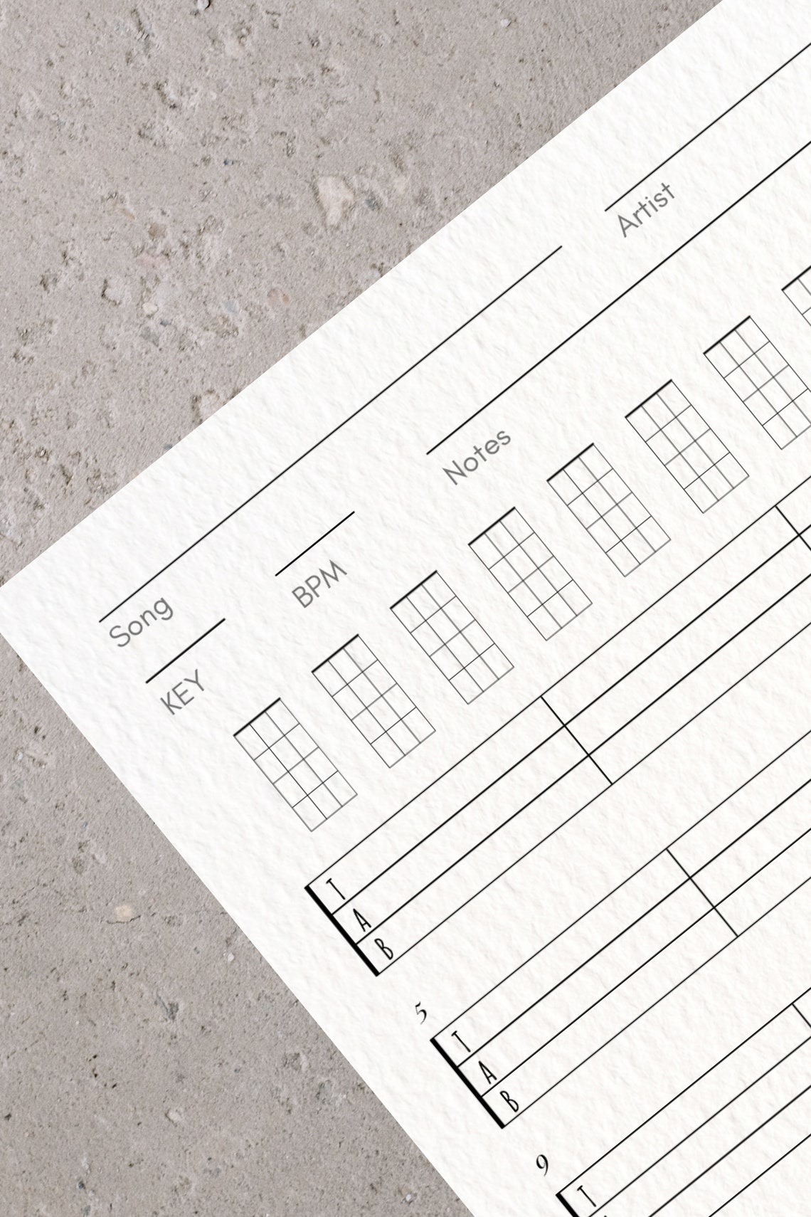 Blank Mandolin Tablature Sheets: Printable Music Paper (PDF) - Etsy