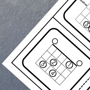 Guitar Chord Flash Cards for Beginners: Printable Teacher Resource (PDF ...