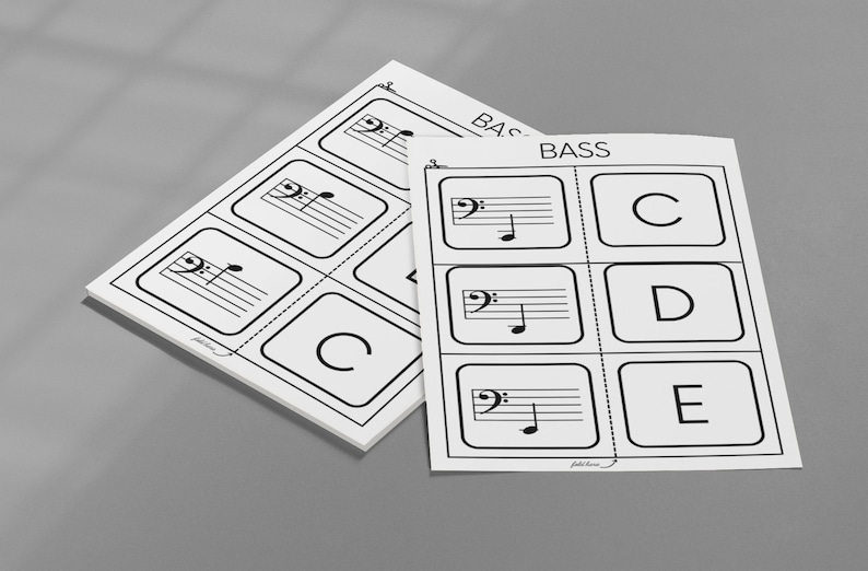 Printable Music Note Flashcard BUNDLE for Music Students Learning to ...