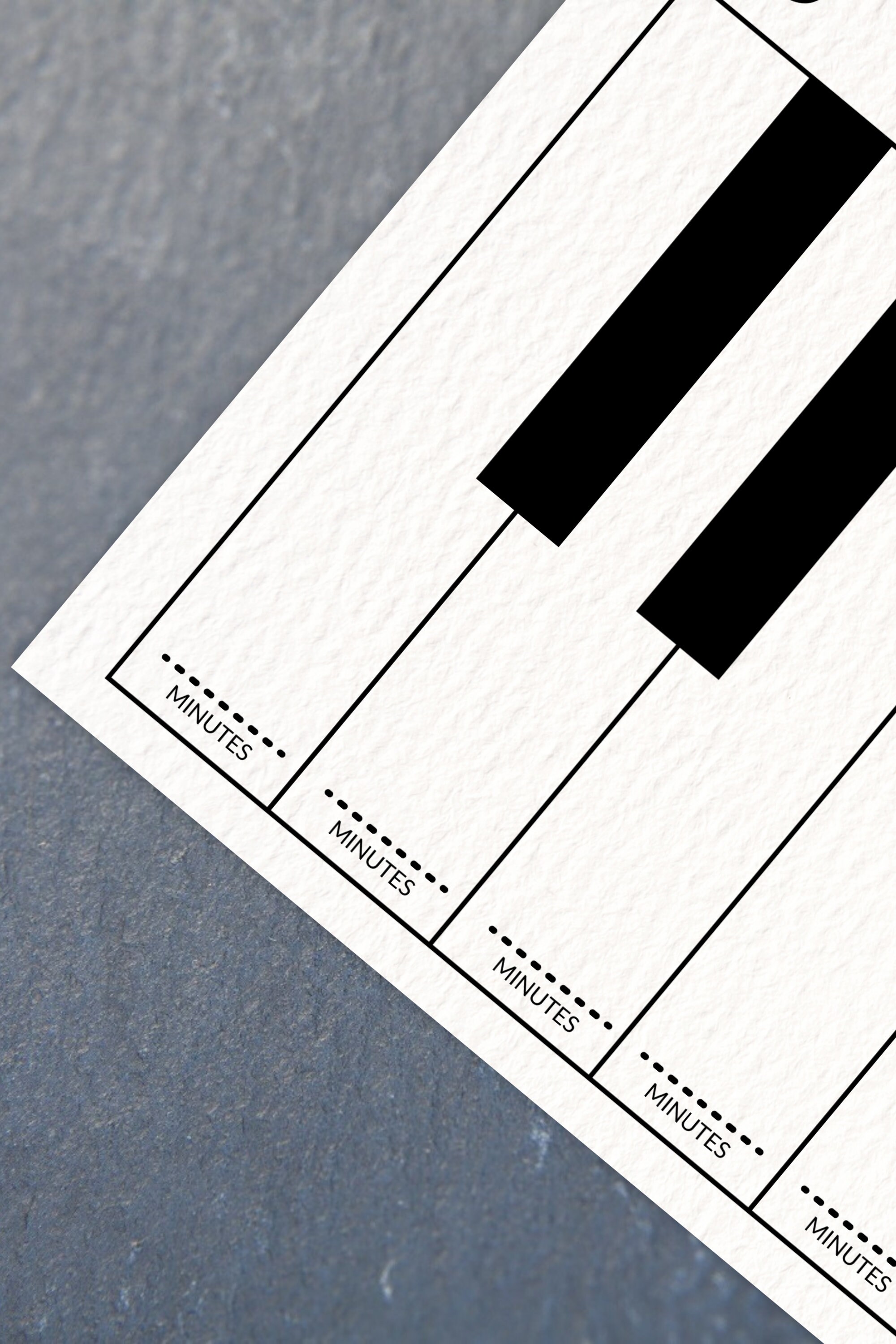 Piano Practice Chart: Fun Music Education Tracker (PDF Download) - Etsy