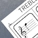 Treble Clef Flash Cards for Beginner Musicians Who Want to Learn Music ...