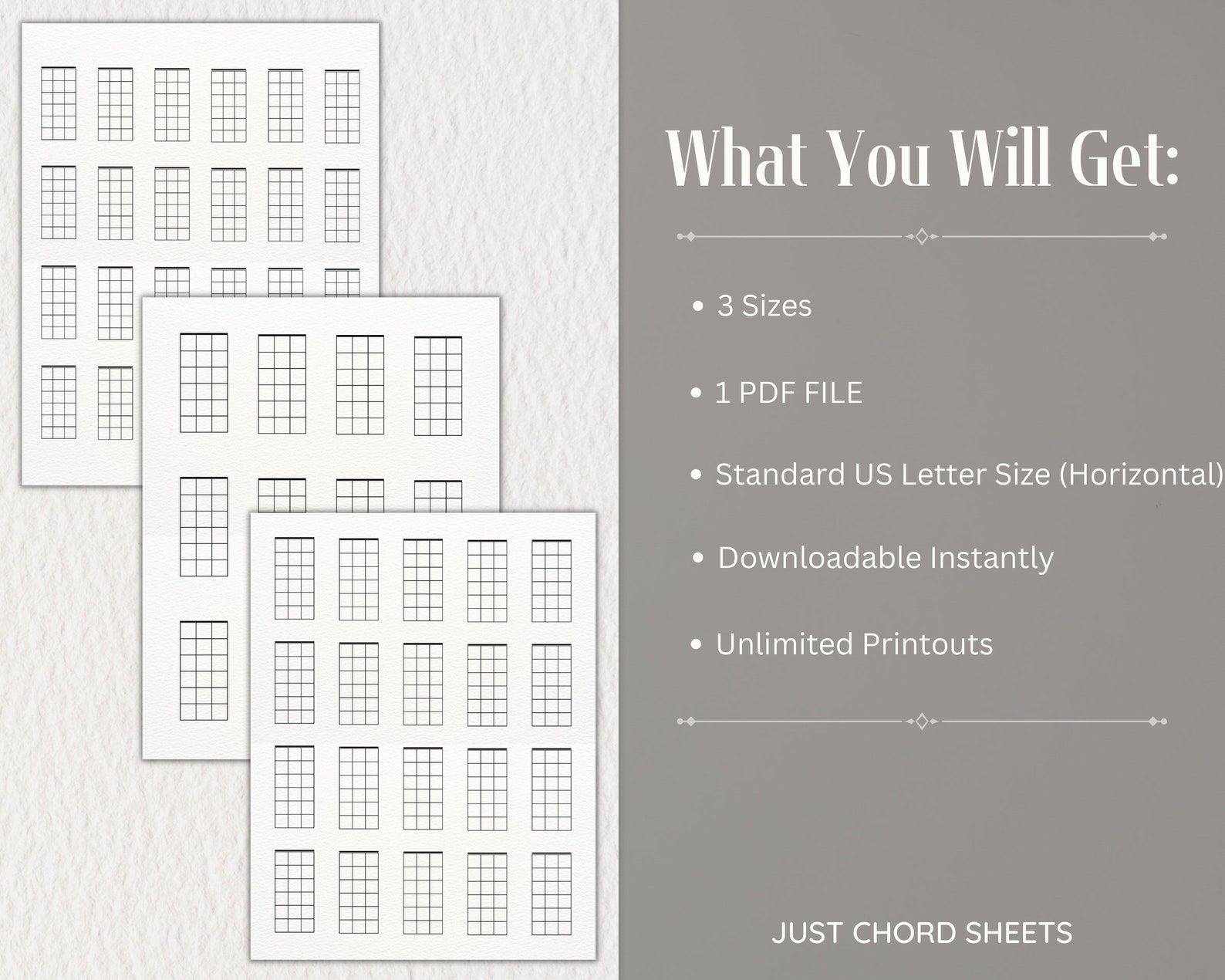 Blank Mandolin Chord Charts for Beginners Printable at Home Bluegrass ...