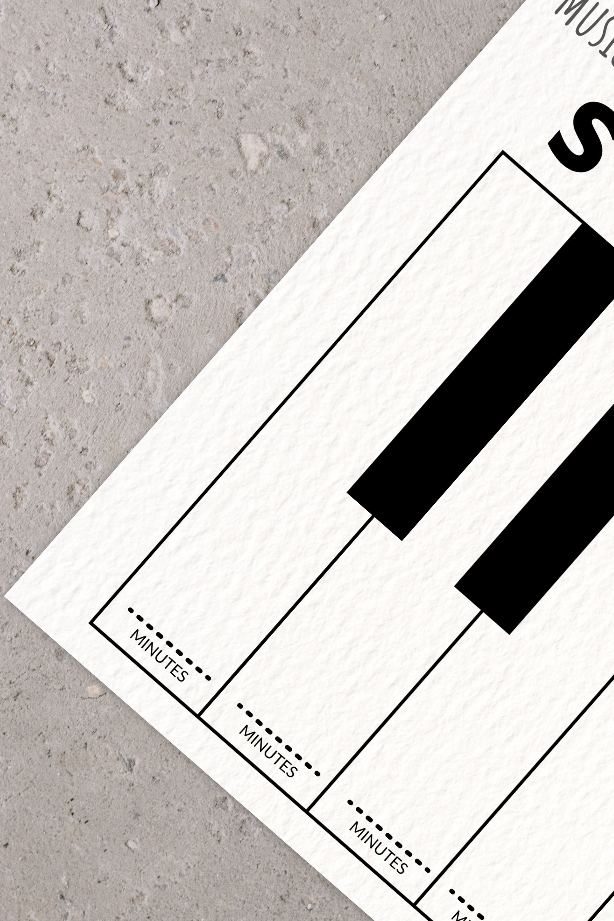 Piano Practice Chart Printable Music Education Log Habit Tracker ...