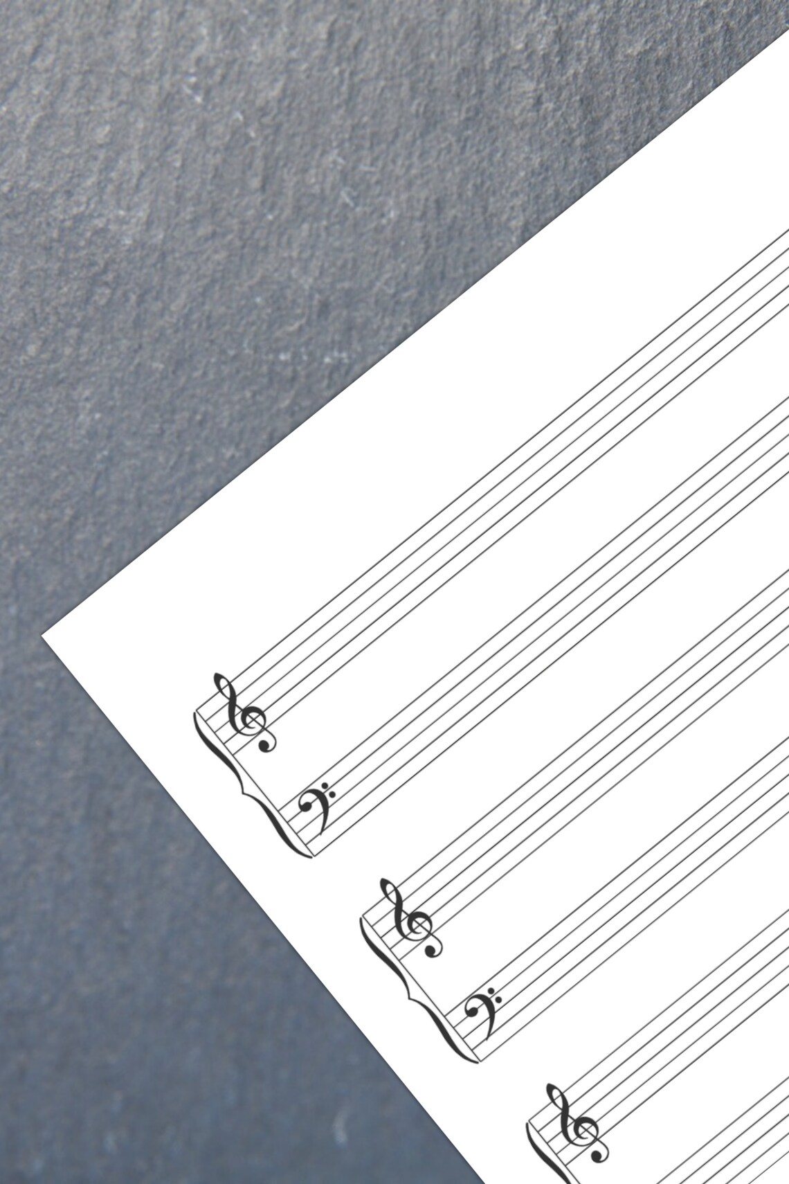 Blank Sheet Music Printable Manuscript Paper Printable Blank Music ...