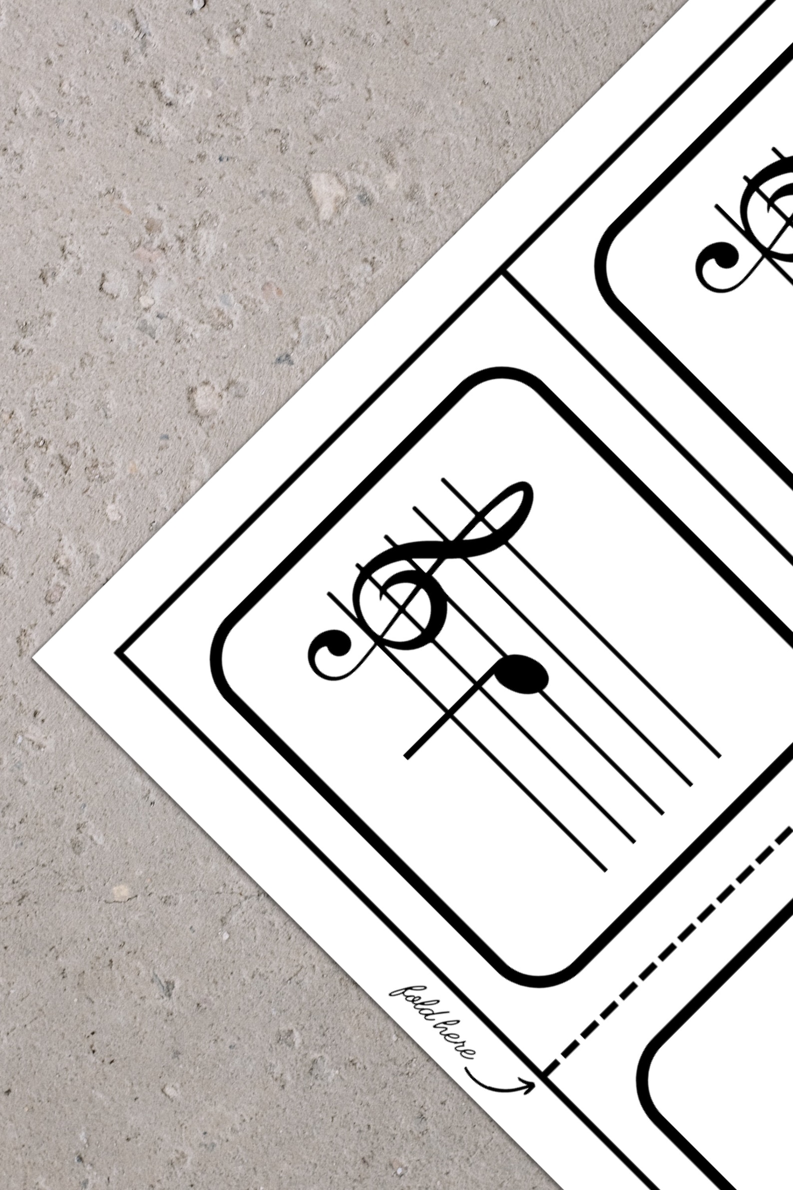 Treble Clef Flash Cards: Beginner Music Theory (printable PDF) - Etsy