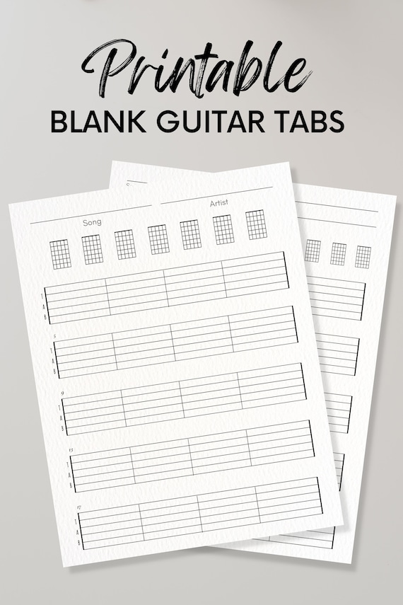 Printable Guitar Chords