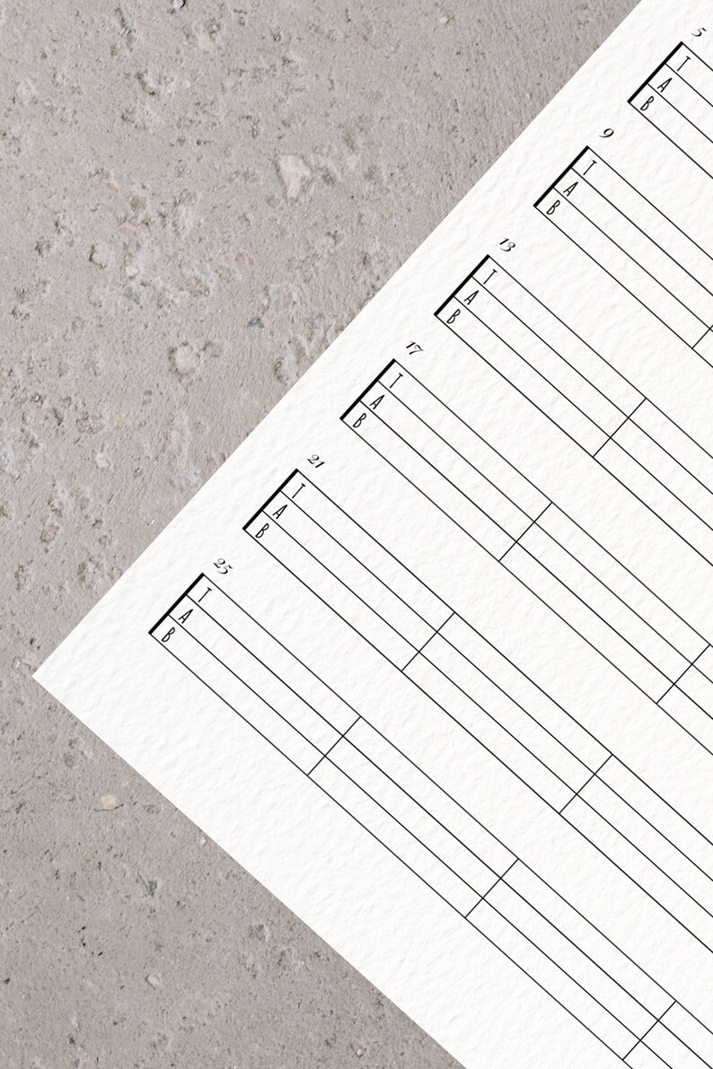 Blank Mandolin Tablature Sheets: Printable Music Paper (PDF) - Etsy