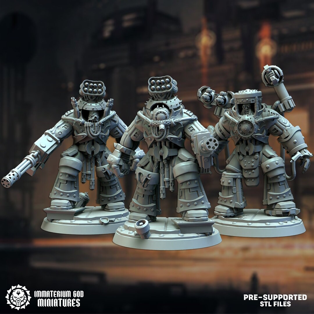 DARK STEEL DESTROYERS - Heavy Weapon Dark Chaos Mutant Space Warriors ...