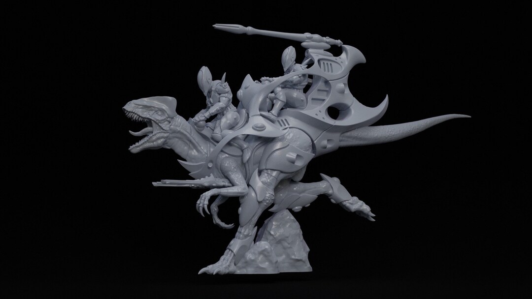 Aeterni Exodite Dilophosaurus - 1 Unit - Heavy Weapon Vehicle/flyer ...