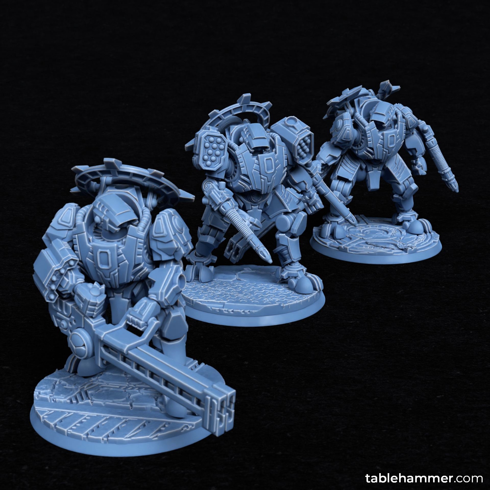 LIGHT BRINGER BATTLESUITS: Greater Crisis Assault Mech Leader Character ...