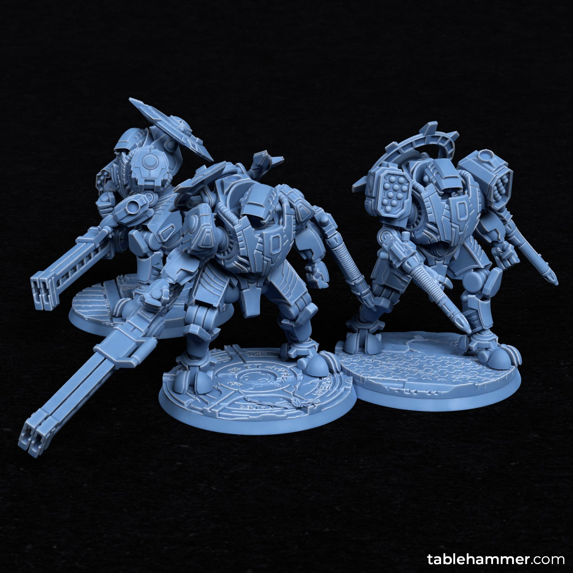 LIGHT BRINGER BATTLESUITS: Greater Crisis Assault Mech Leader Character ...