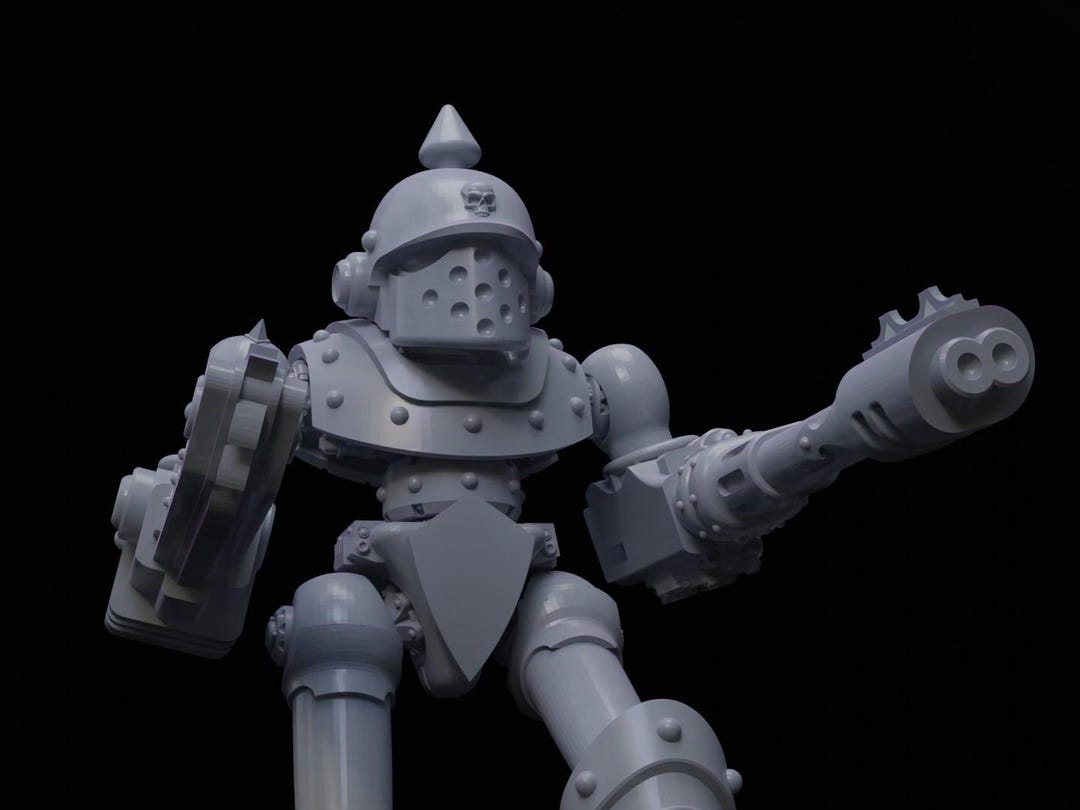 IMPERIAL SQUIRE KNIGHT - Large Attack Mech Walker - Charlie Bot ...