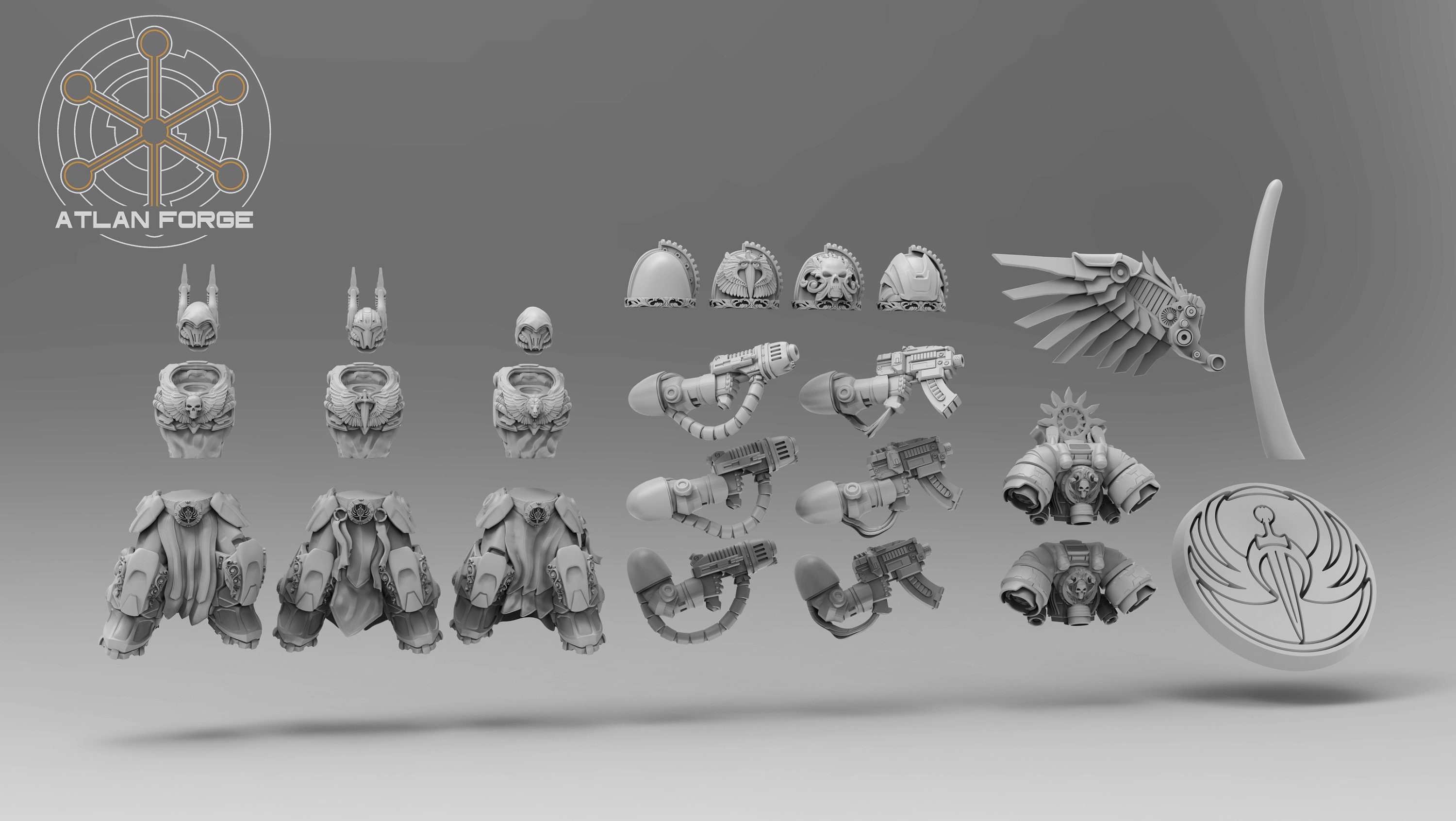 ANGELIC SERAPHIM Atlan Forge 5 Man Squad - Etsy