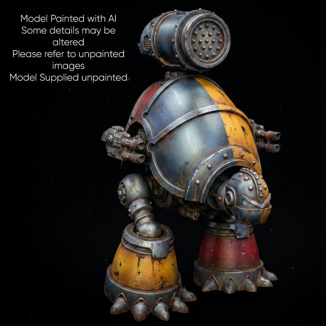 IMPERIAL WARDEN KNIGHT - Large Attack Mech Walker - Charlie Bot ...