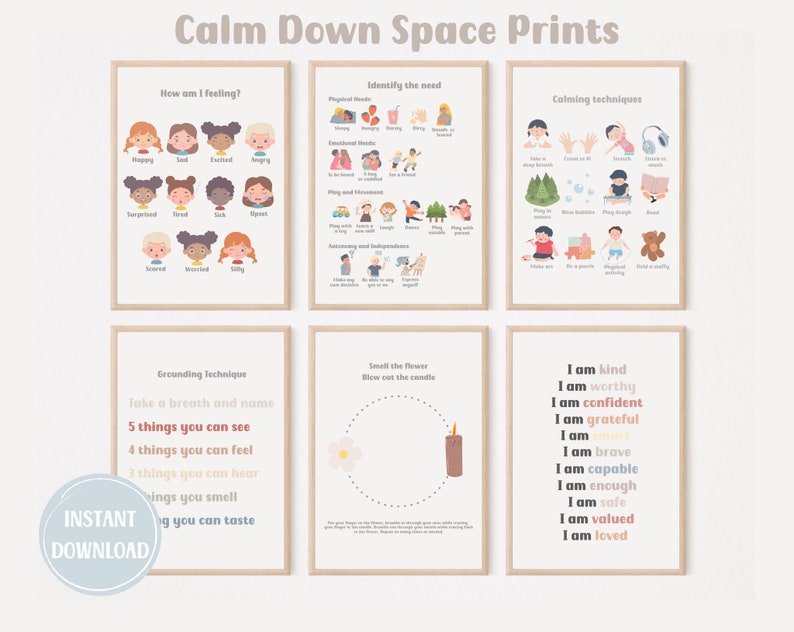 Calm Down Space Print - Etsy